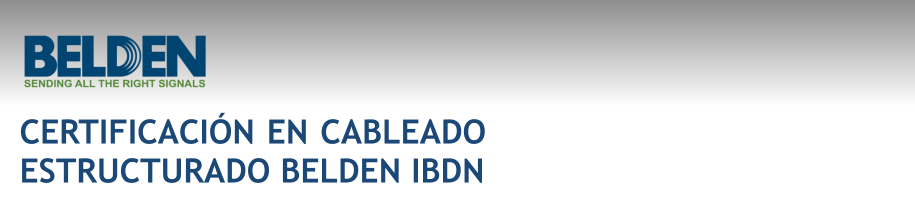 Telssa - Certificacion en Cableado Estructurado BELDEN